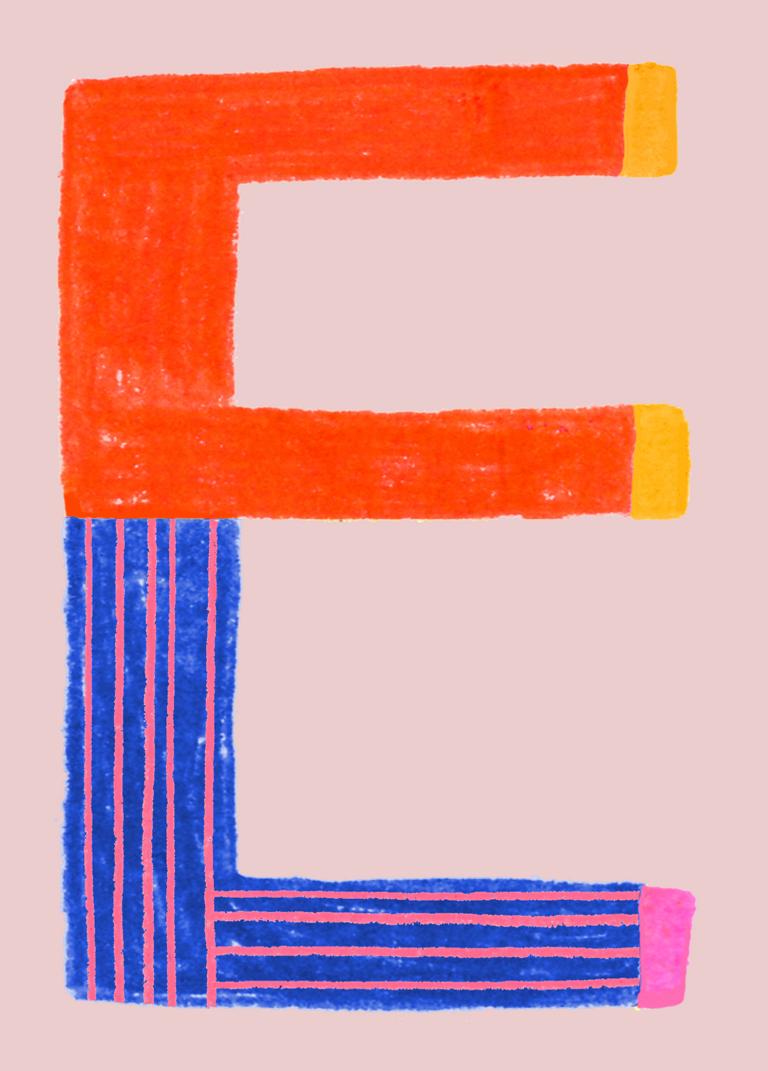 ABC Karten Set *Color Block Buchstaben* – Frau Ottilie