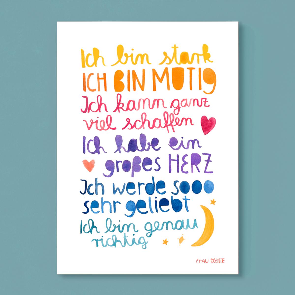 Print A4 *Affirmation* – Frau Ottilie